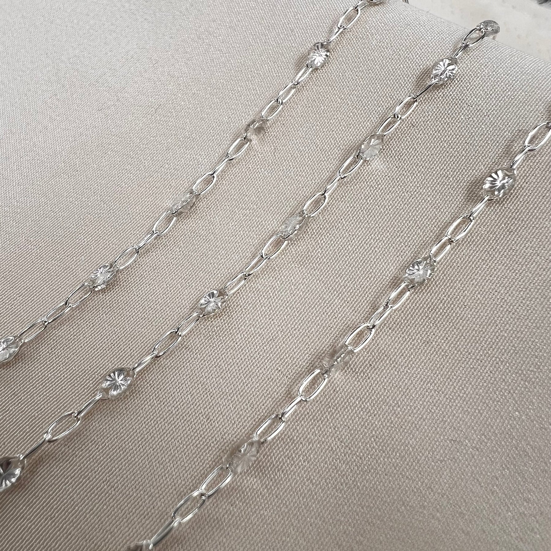 CX27: Enamel Paperclip Chain by the foot – Oriental Treasure