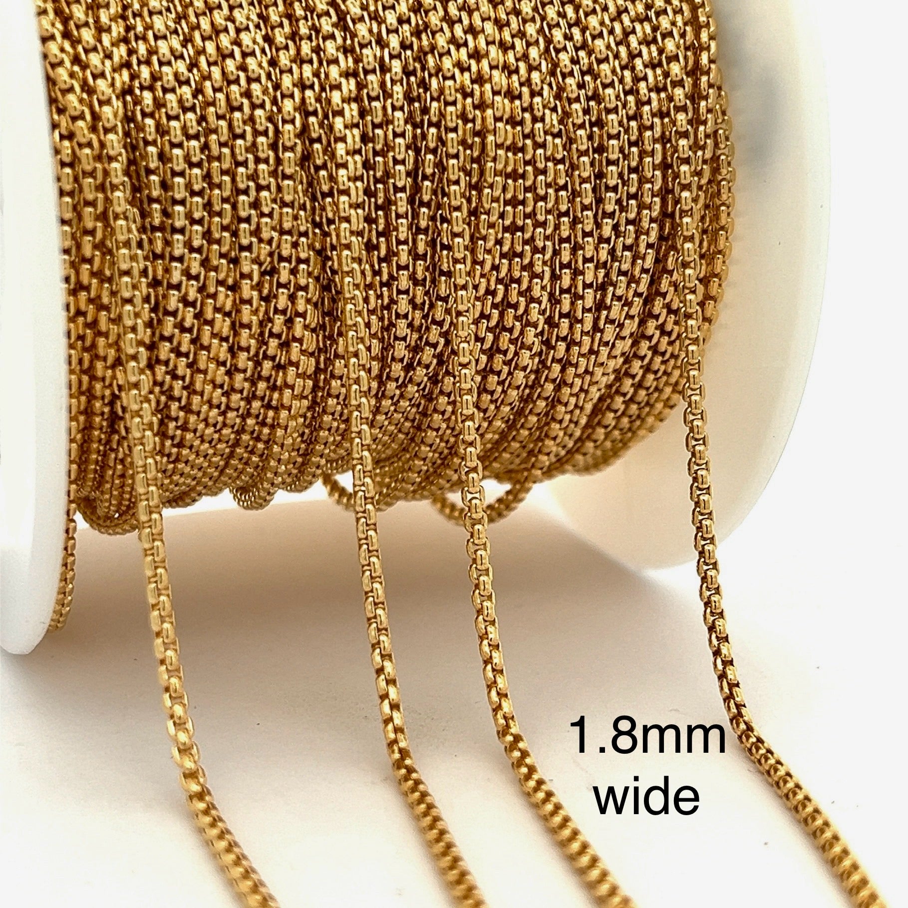 CX67: Round Box chain by the foot – Oriental Treasure