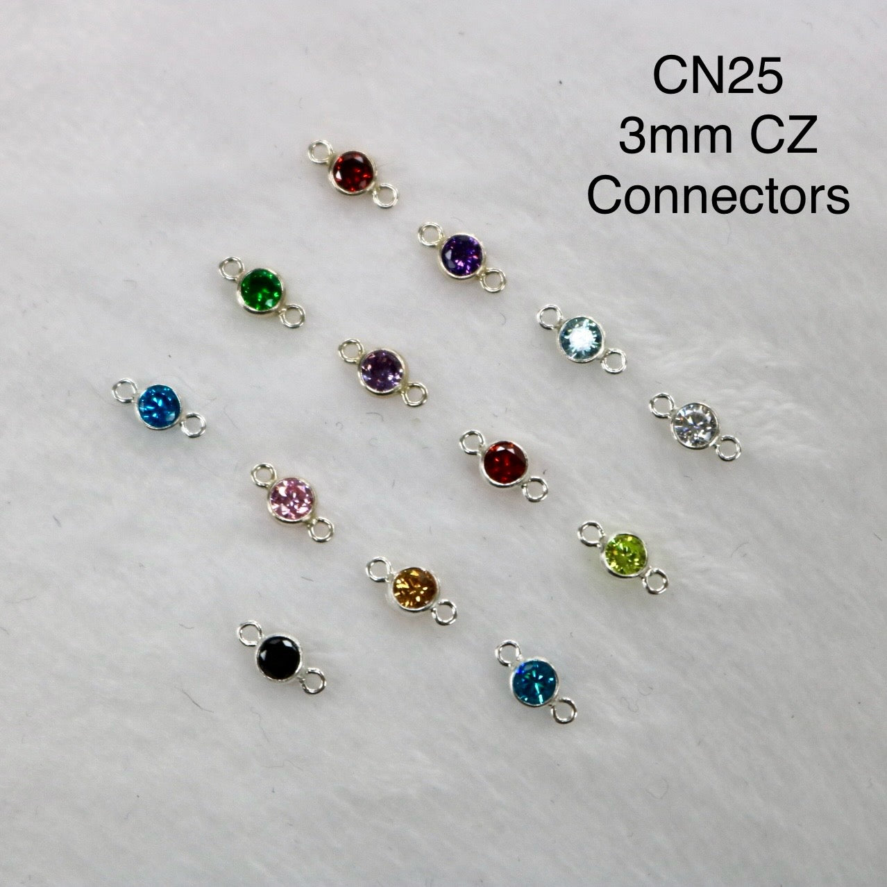 CN25 - 3mm CZ Connectors – Oriental Treasure