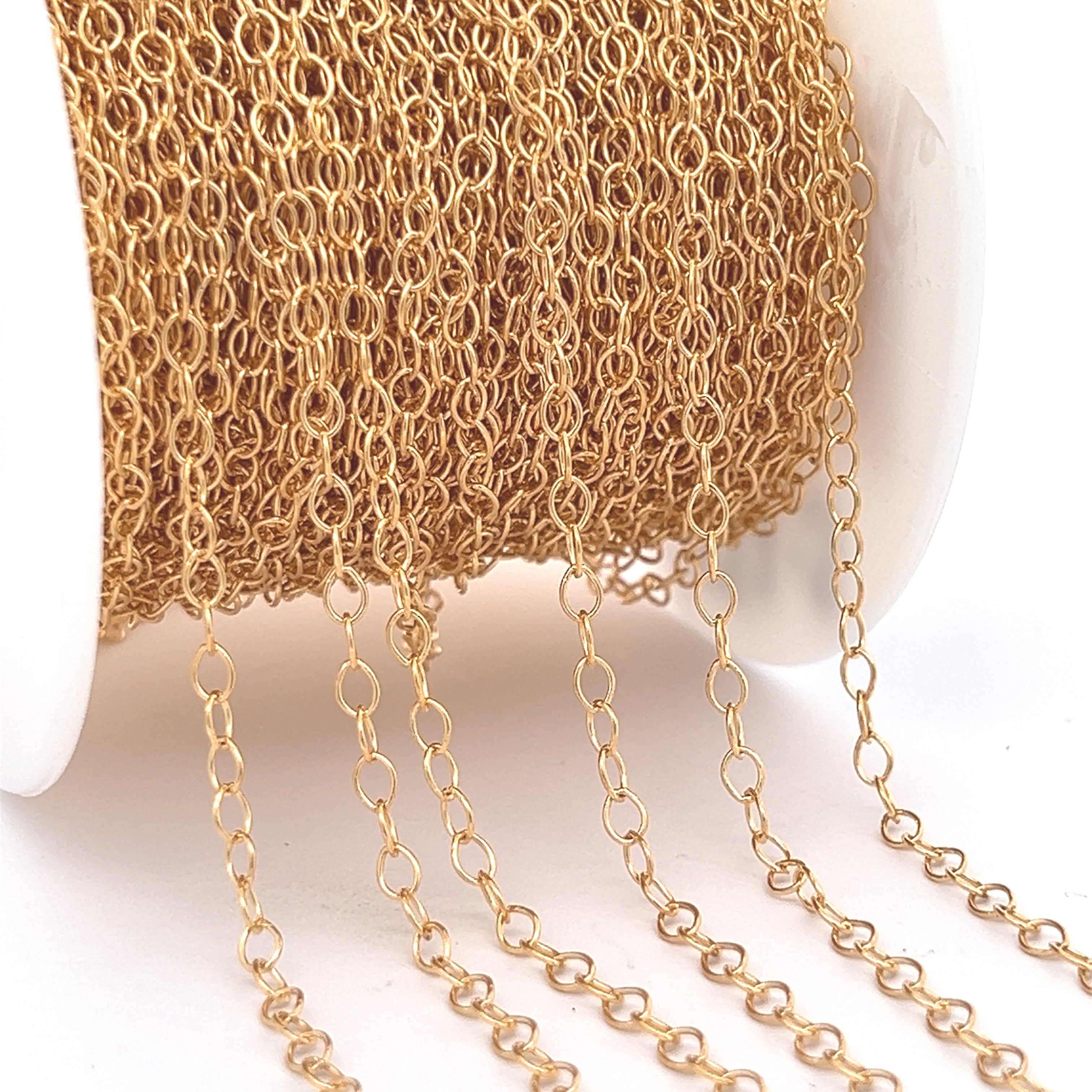 CX52S - 2.8mm Oval Round Chain - by the foot – Oriental Treasure